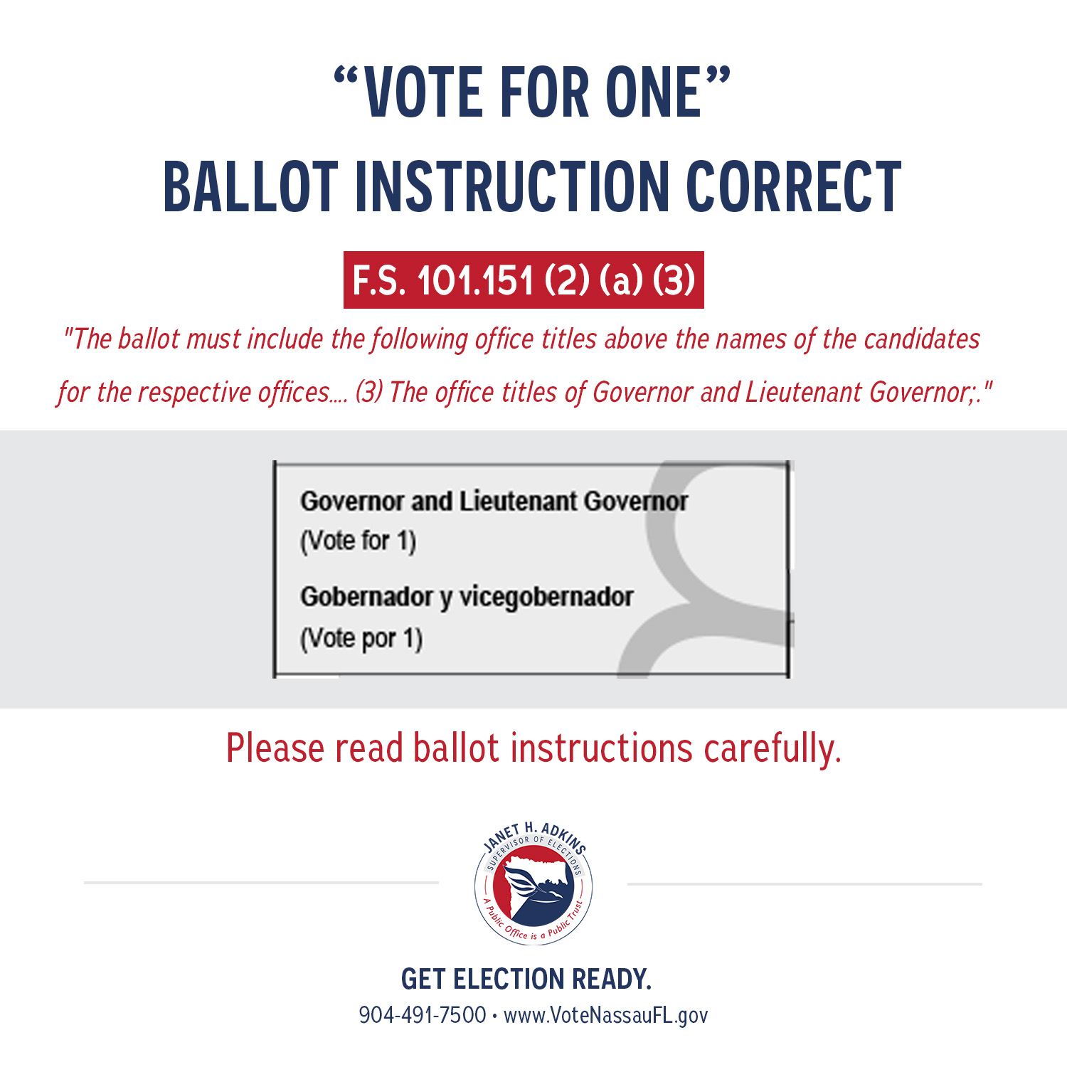 Ballot confusion: voters asked to vote for only one gubernatorial ...